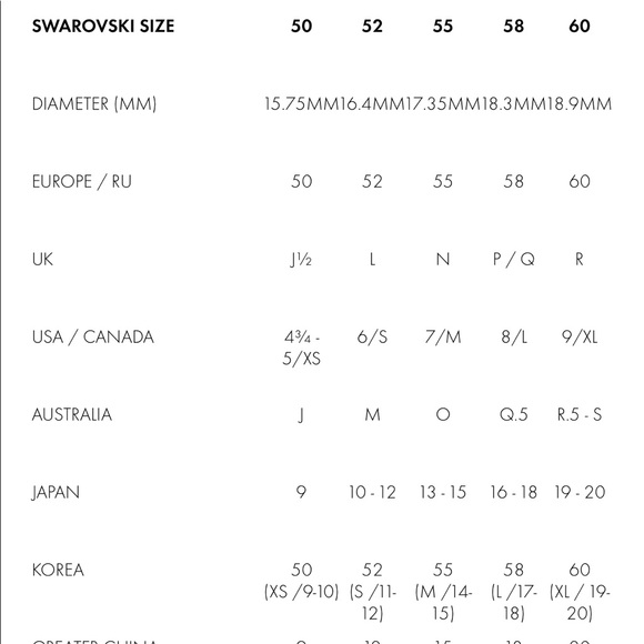 Swarovski | Jewelry | Swarovski Ring Size 5 | Poshmark